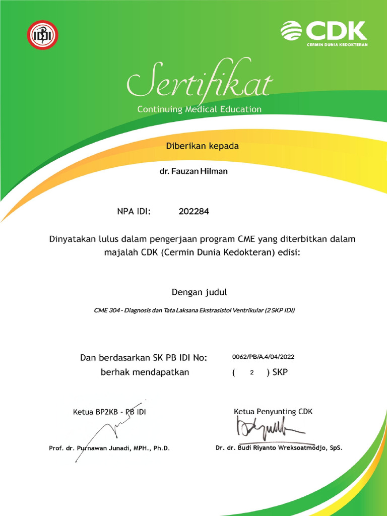 CME Tatalaksana VES_fauzan | PDF