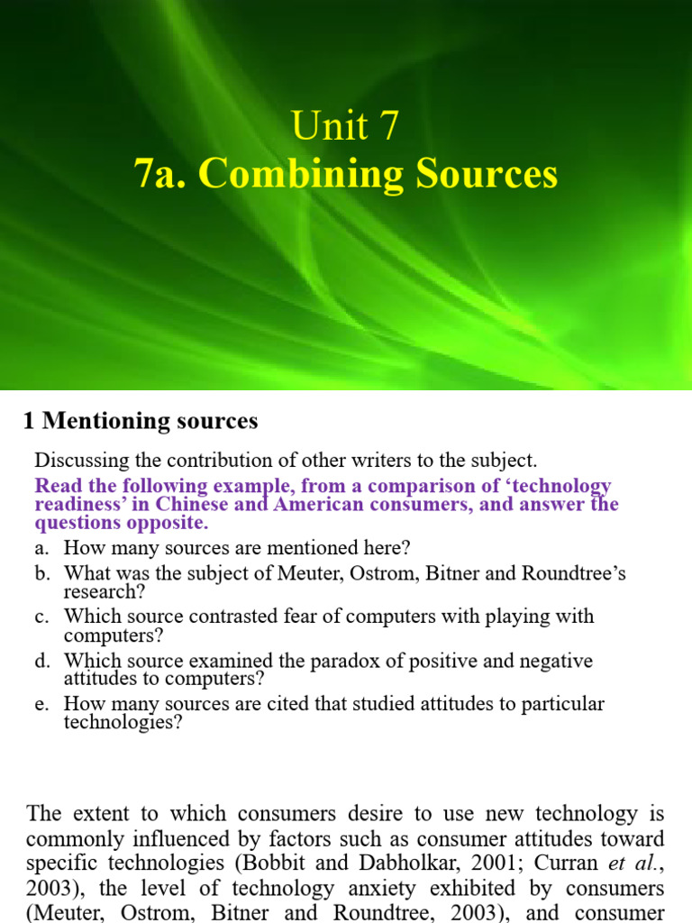 SEO Tips: Combining Sources & Literature Reviews | PDF | Motivation ...