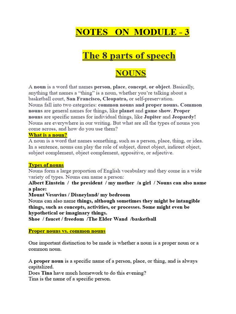 Grammar Basics for Students | PDF | Adverb | Adjective