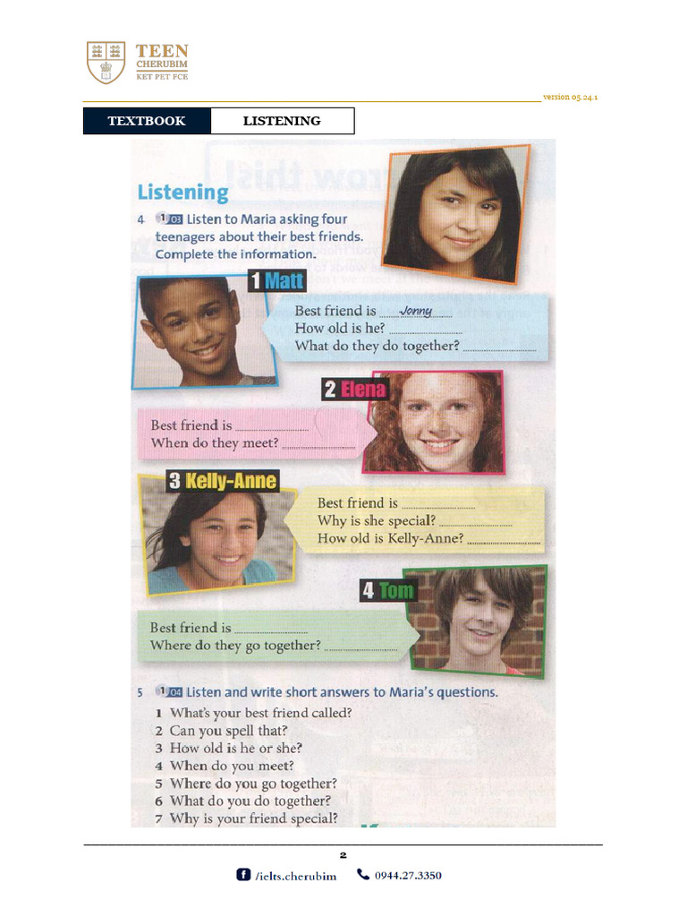 Unit 1 Listening Pdf