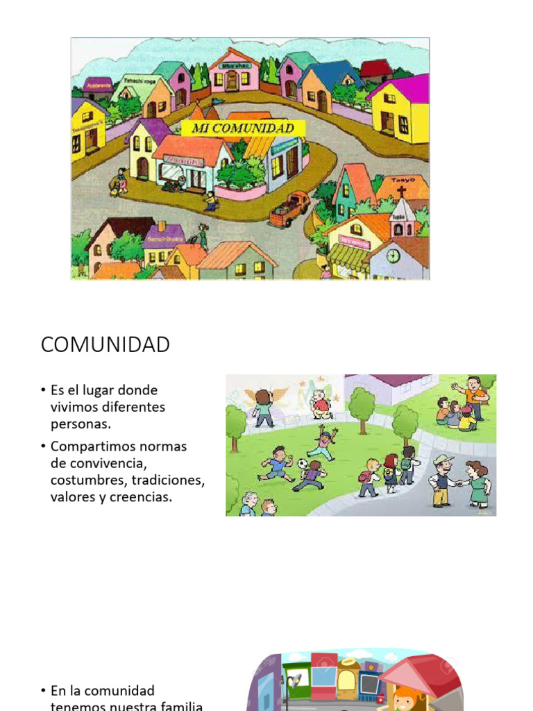 Tipos y elementos de una comunidad | PDF