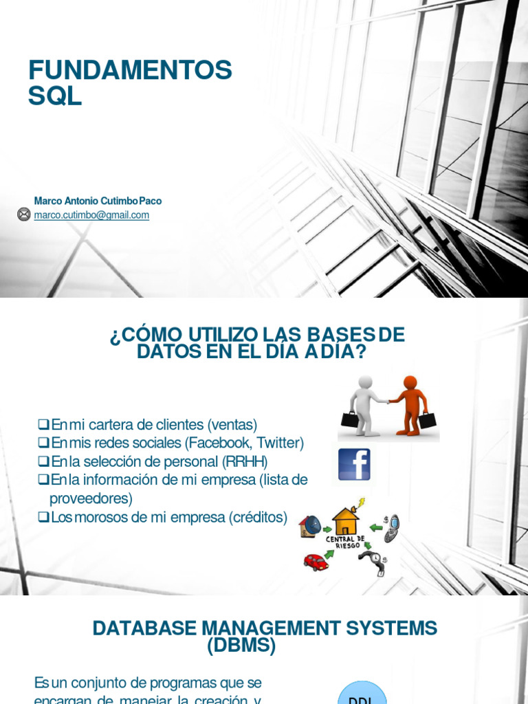 Fundamentos SQL | PDF