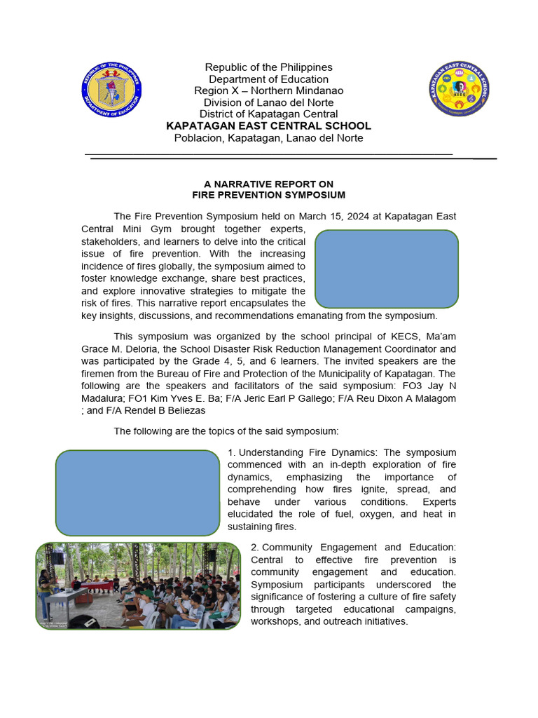 Narrative Fire Prevention Symposium | PDF | Fires | Fire Safety