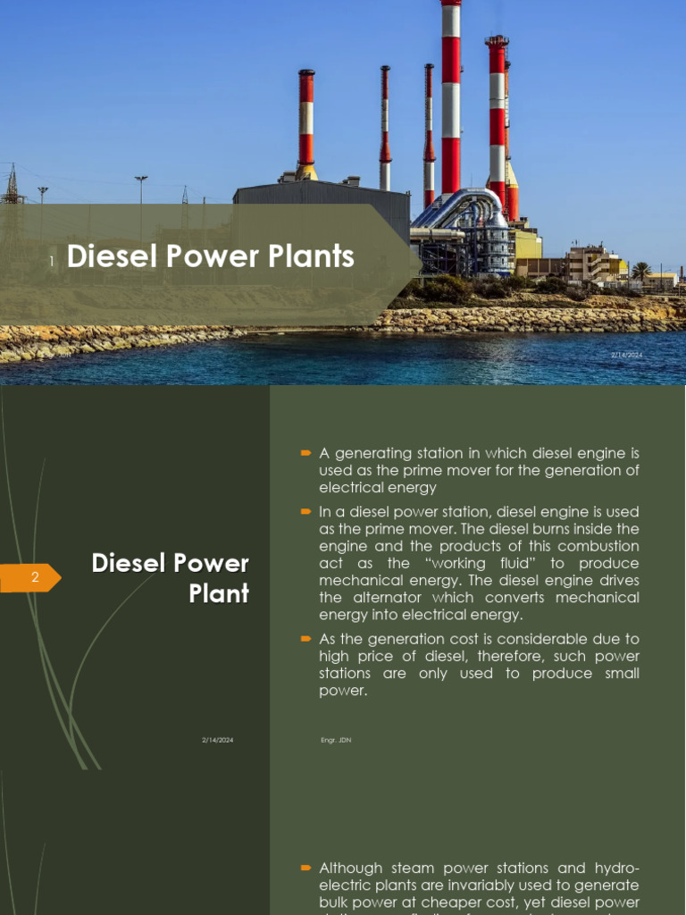 Diesel Power Plants | PDF | Diesel Engine | Power Station