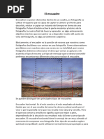 Planos y Movimientos de Cámara en Fotografía | PDF