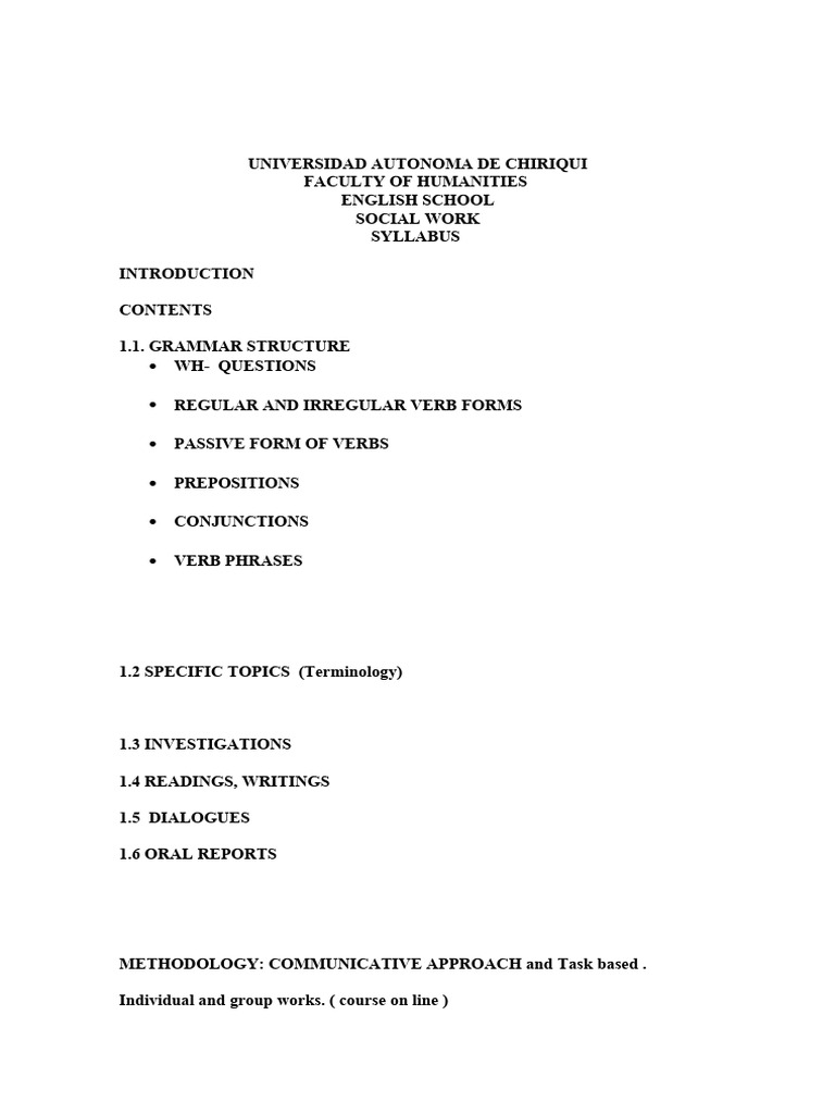 Ingles | PDF | Social Work | Verb