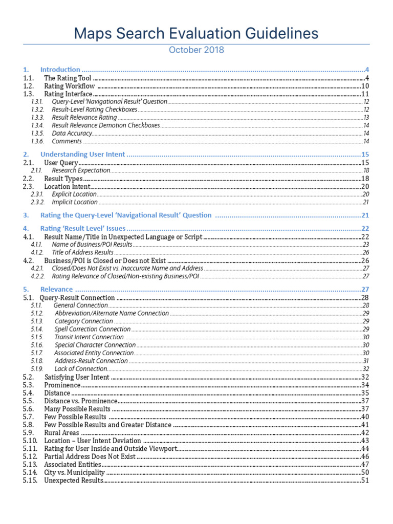 Maps Search Evaluation Guidelines | PDF | Icon (Computing ...