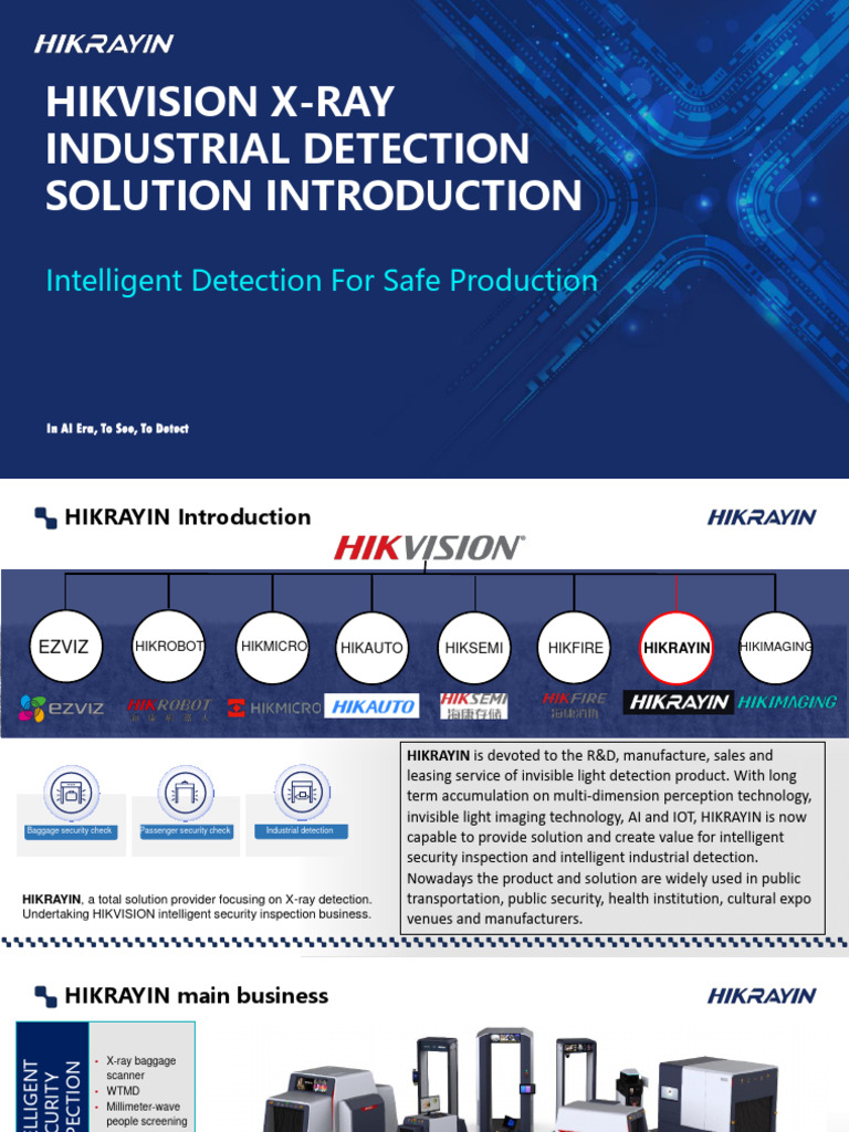 Hikvision X-Ray Detection Solutions | PDF | Printed Circuit Board ...