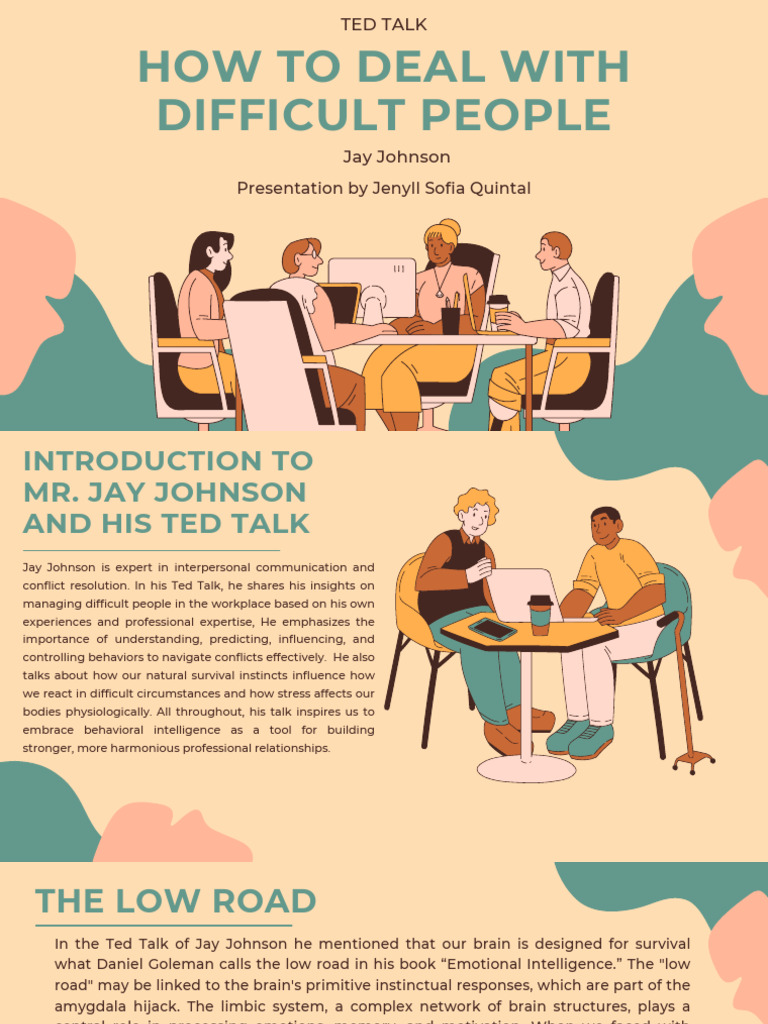Managing Difficult People at Work | PDF | Emotions | Limbic System
