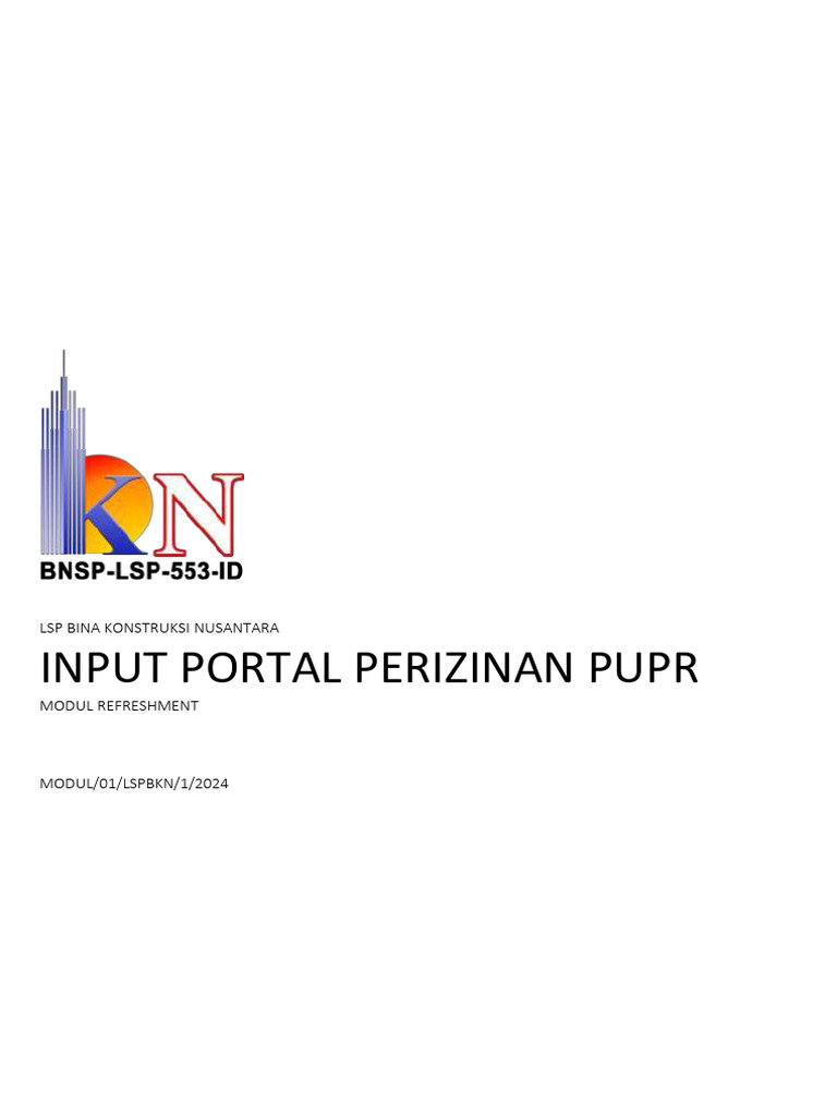 01 Modul Portal Pu LSP BKN | PDF