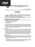 Handbook ISA 530 | PDF | Audit | Sampling (Statistics)