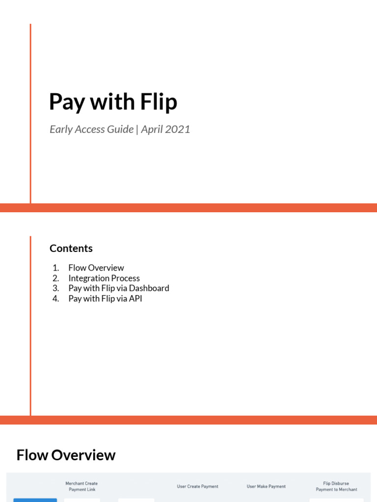 Pay With Flip - Early Access Guide | PDF | Information Technology ...