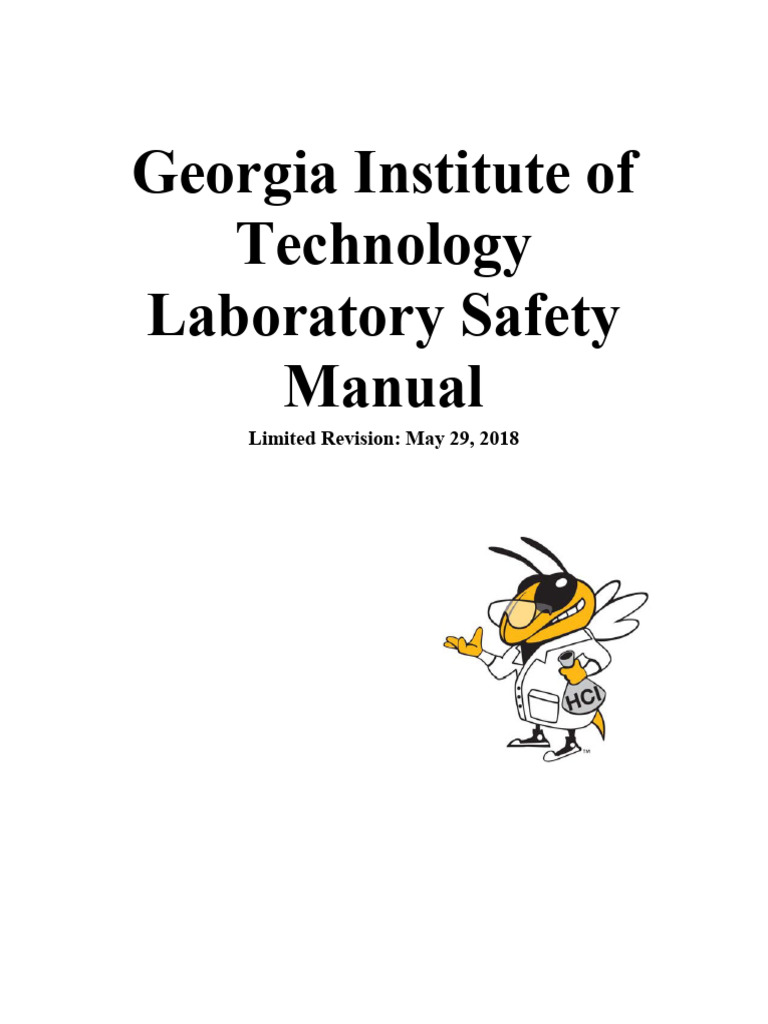 Georgia Tech Lab Safety Update | PDF | Laboratories | Occupational ...