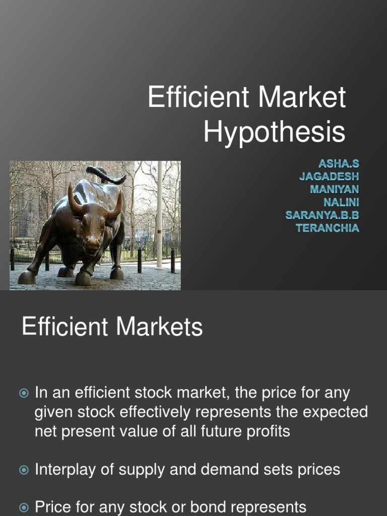 Emh Pdf Technical Analysis Efficient Market Hypothesis
