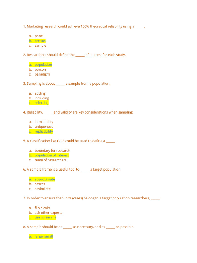 Hss Final | PDF | Sampling (Statistics) | Methodology