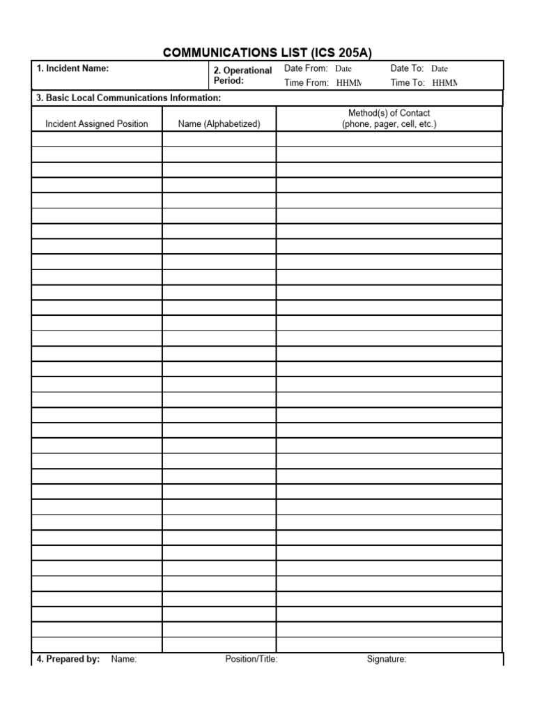 Form 205a Fillable | Download Free PDF | Information And Communications ...