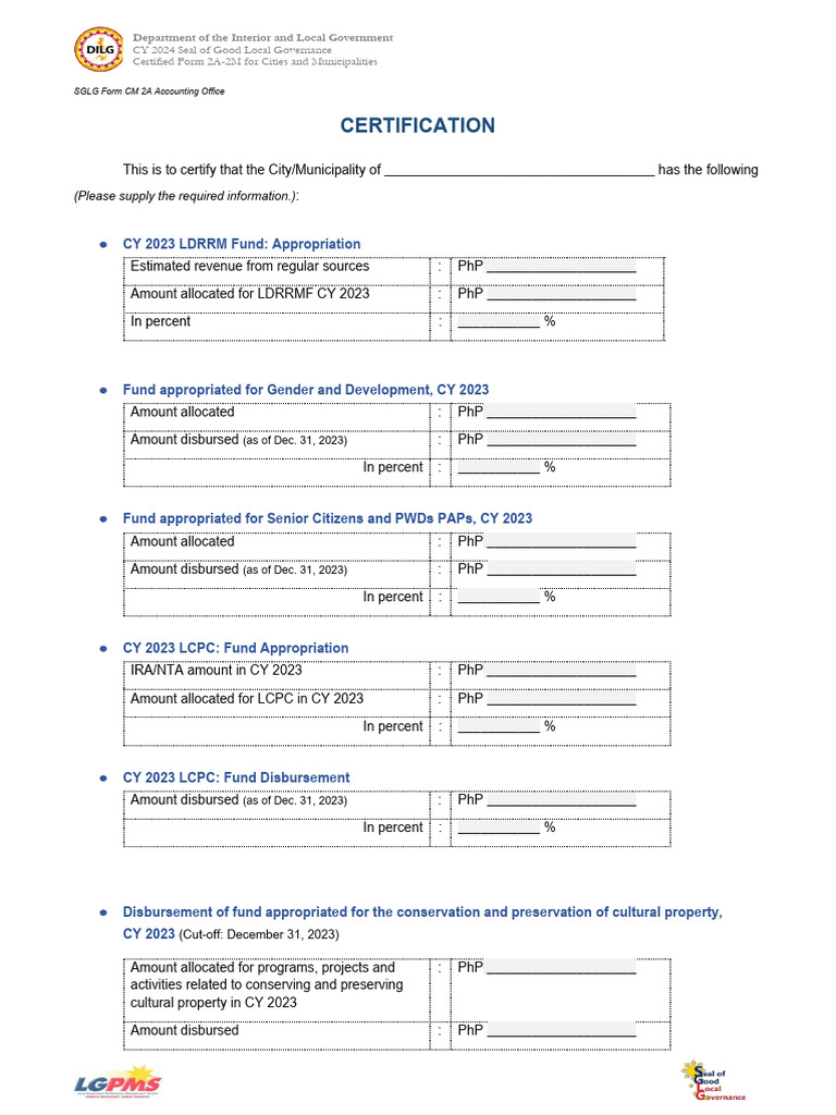 Form 2A-2M - CM - Certifications - As of May2024-DM | PDF | Stairs