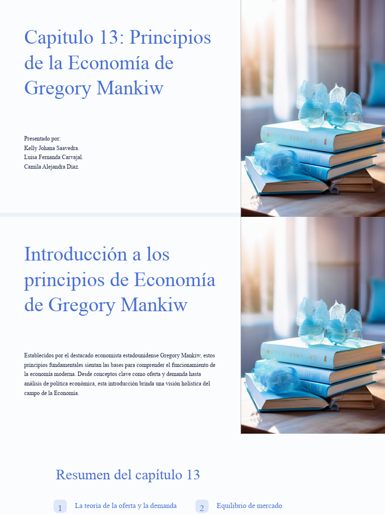 Introduccion A Los Principios de Economia de Gregory Mankiw | PDF | Oferta (economía) | Oferta y ...