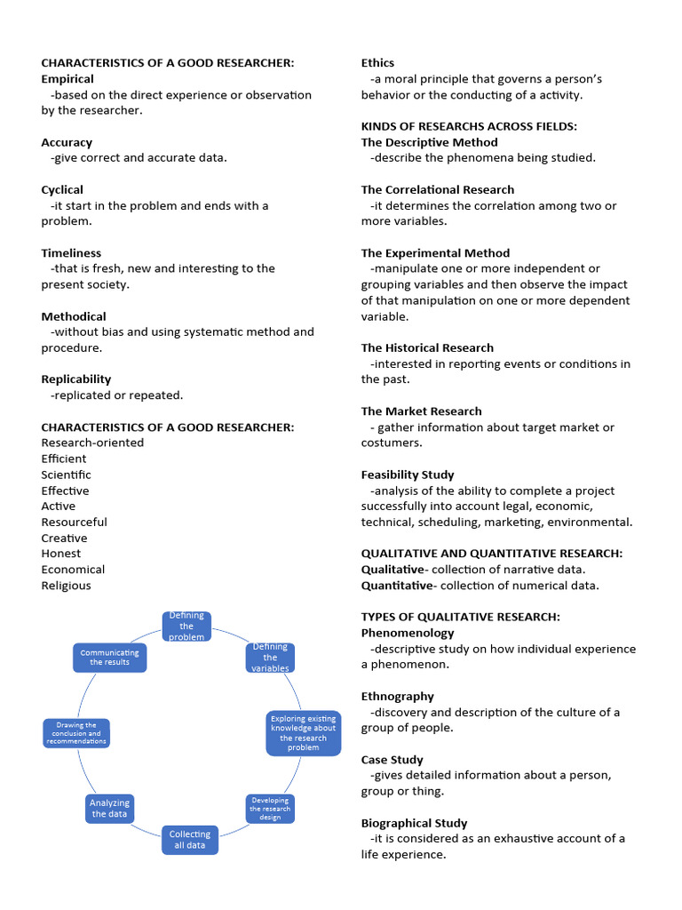 Practical Research 1 | PDF | Methodology | Qualitative Research