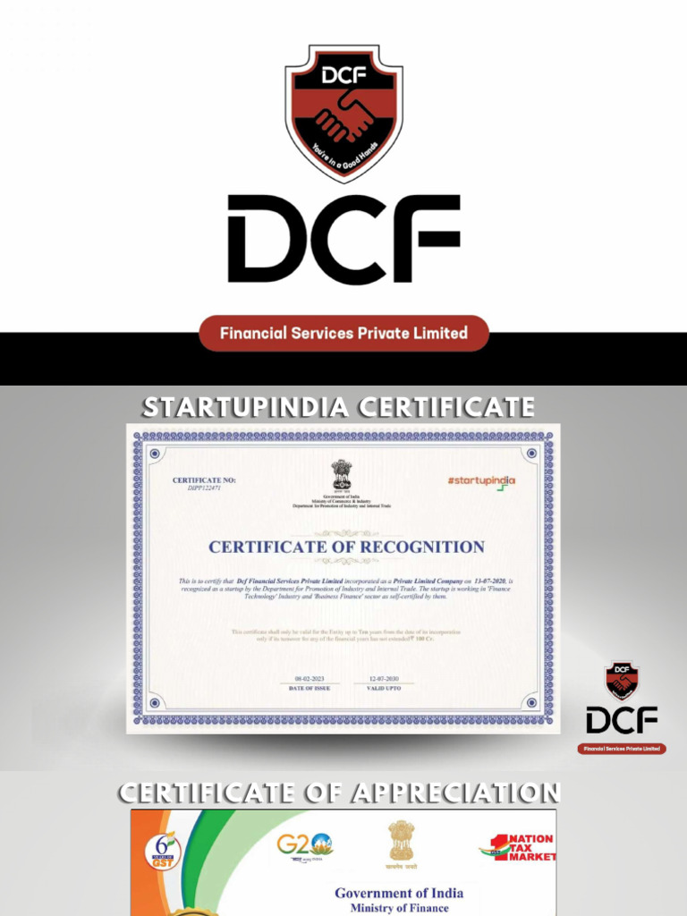 DCF Financial Services Overview | PDF | Business