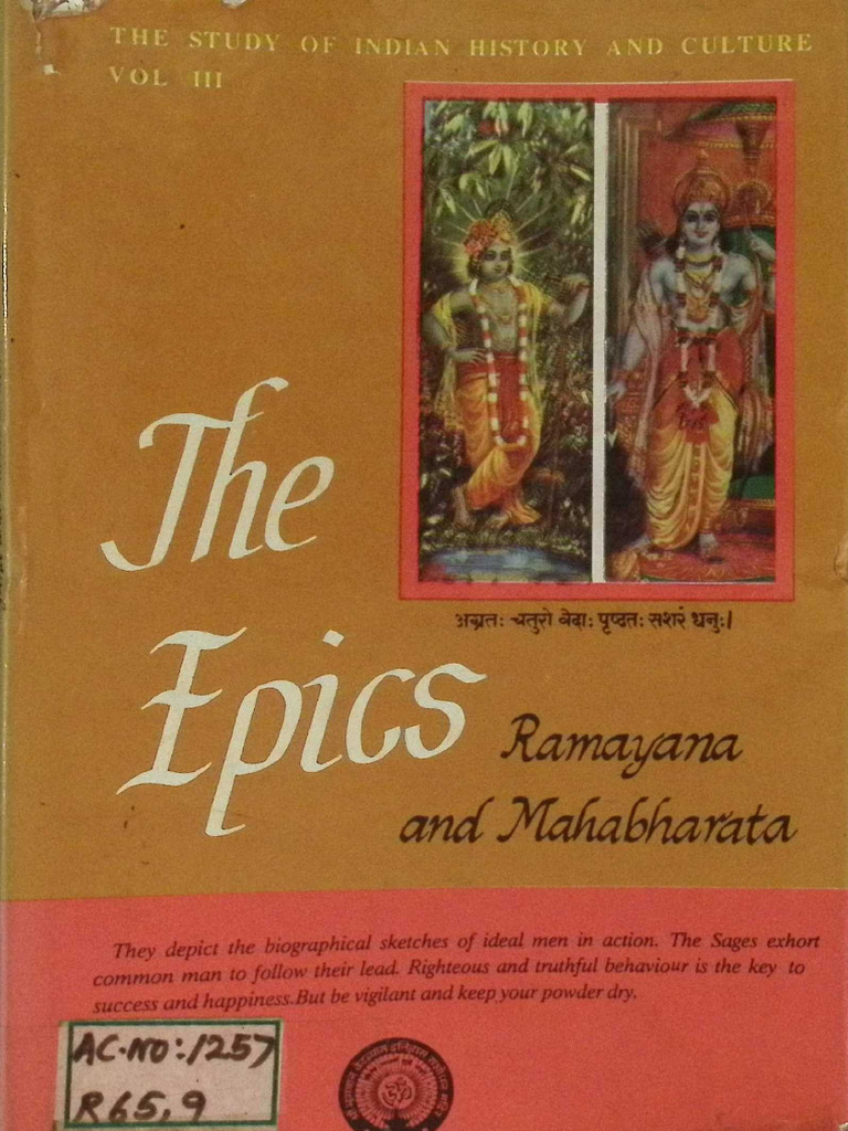 THE EPICS, Ramayana and Mahabharata | PDF