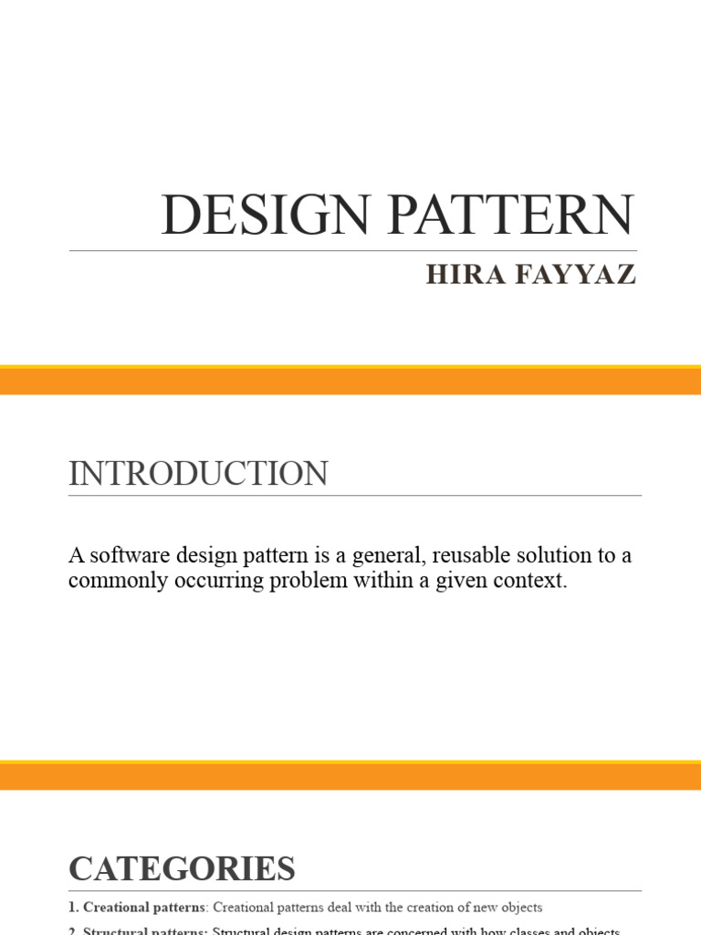 Design Pattern | PDF | Class (Computer Programming) | Method (Computer ... Design Pattern | PDF | Class (Computer Programming) | Method (Computer ...