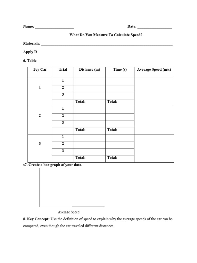 Calculating Speed 2021 | PDF | Teaching Methods & Materials ...