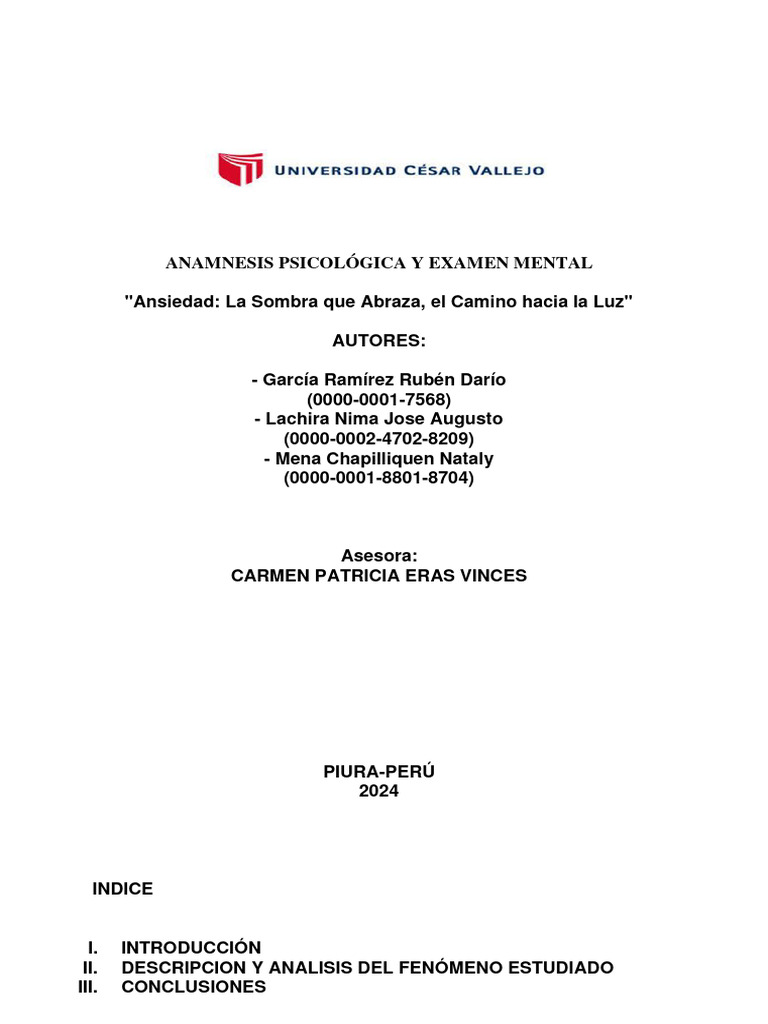 Isra 2 - Merged | PDF | Ansiedad | Las emociones