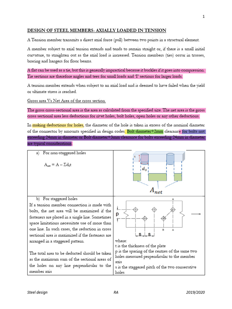 Chapter 3 Tension Design | Download Free PDF | Screw | Tension (Physics)