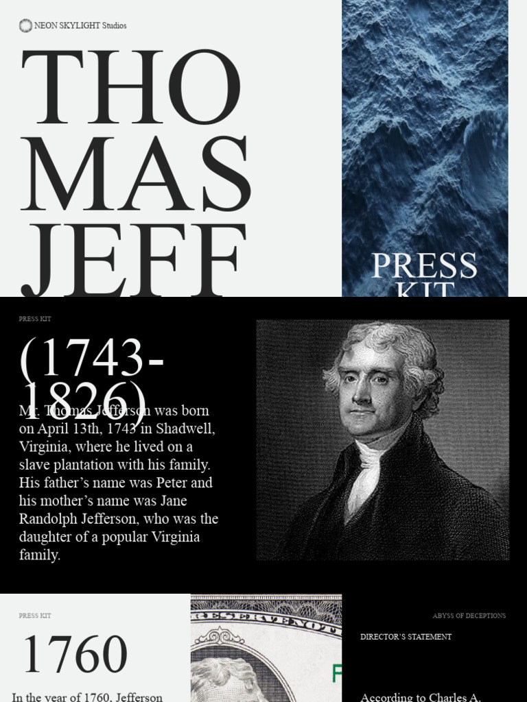 Thomas Jefferson: Life and Legacy Overview | PDF | Thomas Jefferson ...