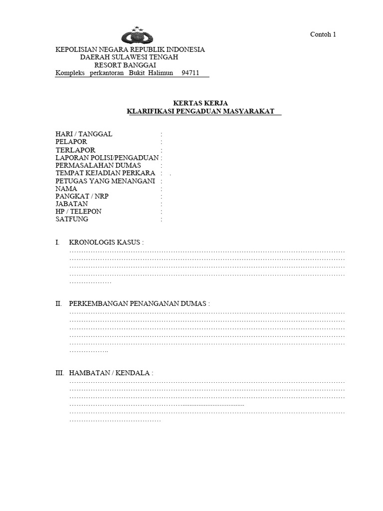 Unggah Kertas Kerja Klarifikasi Dumas | PDF