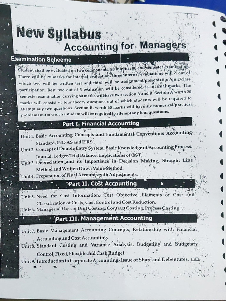 Accounting For Managers | PDF