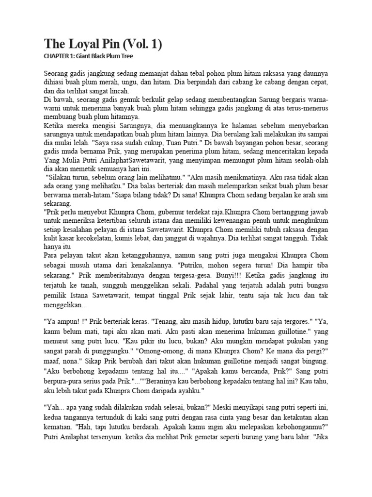 Petualangan Putri Anil dan Prik | PDF