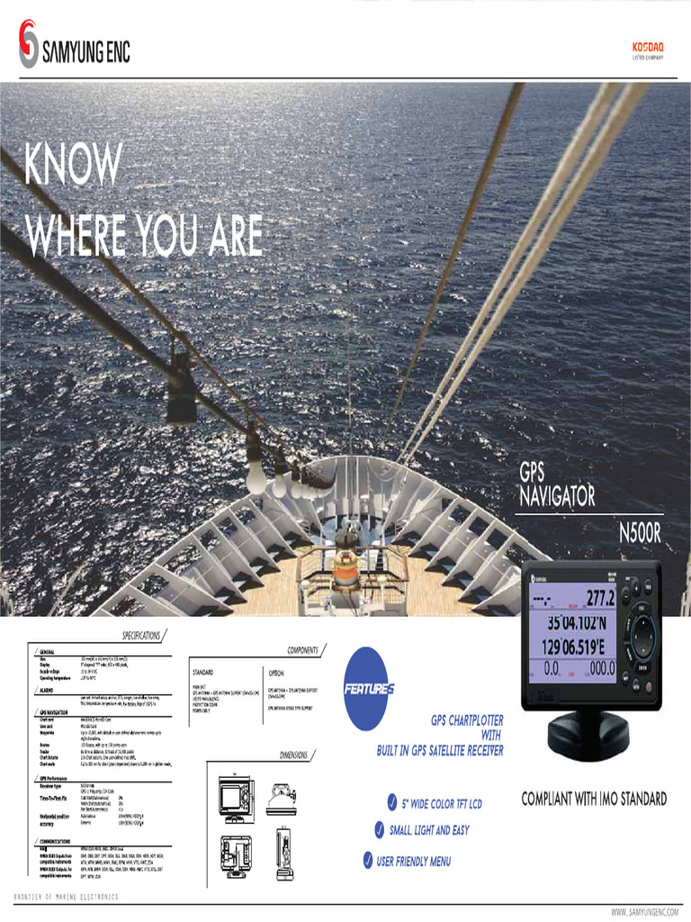 Samyung N500R GPS | PDF