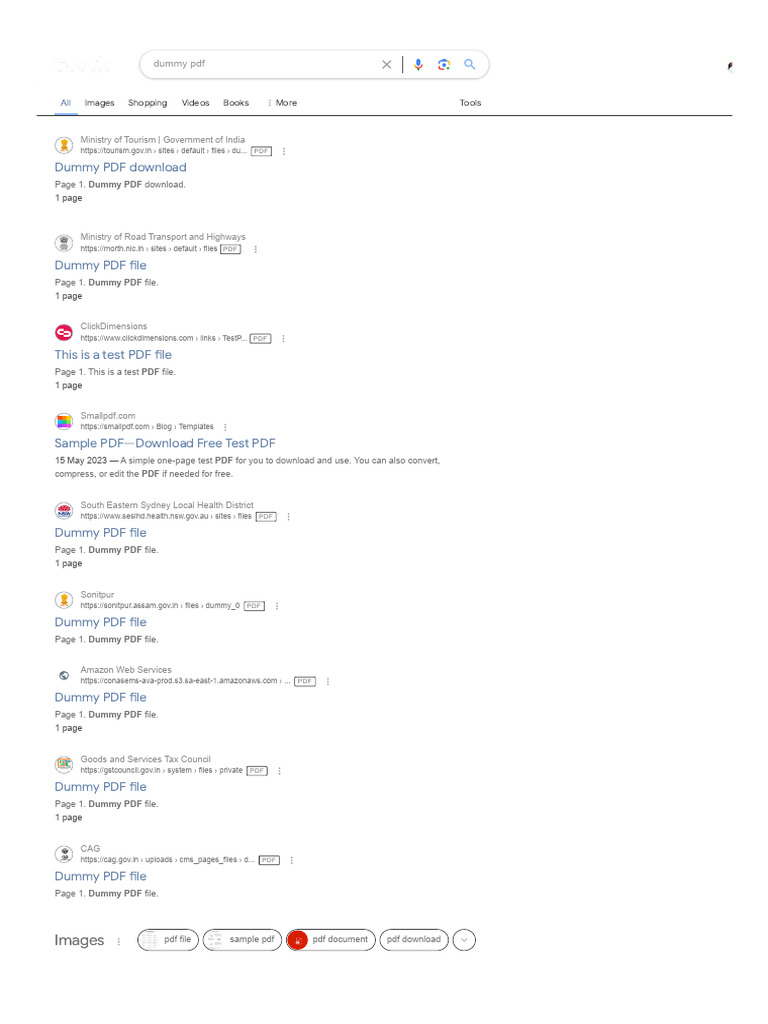 Dummy PDF - Google Search | PDF | Career & Growth | Business