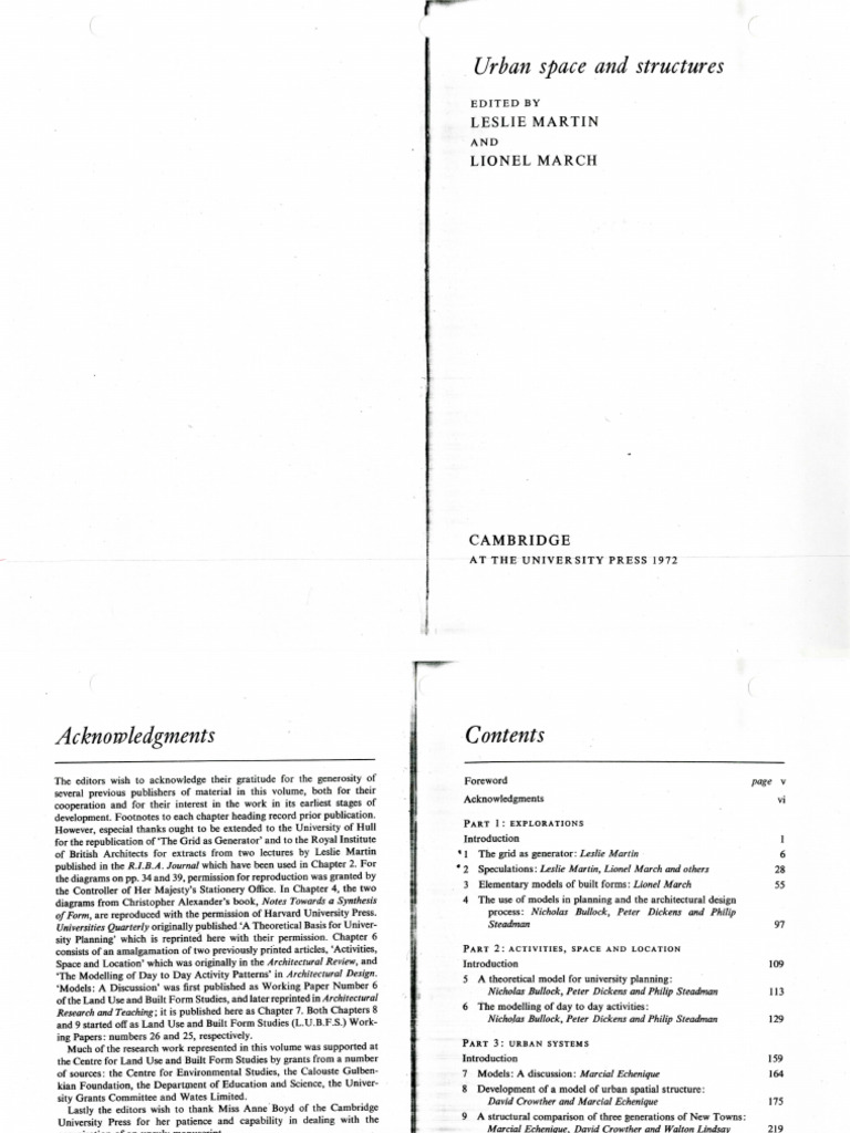 Urban Space and Structures | PDF