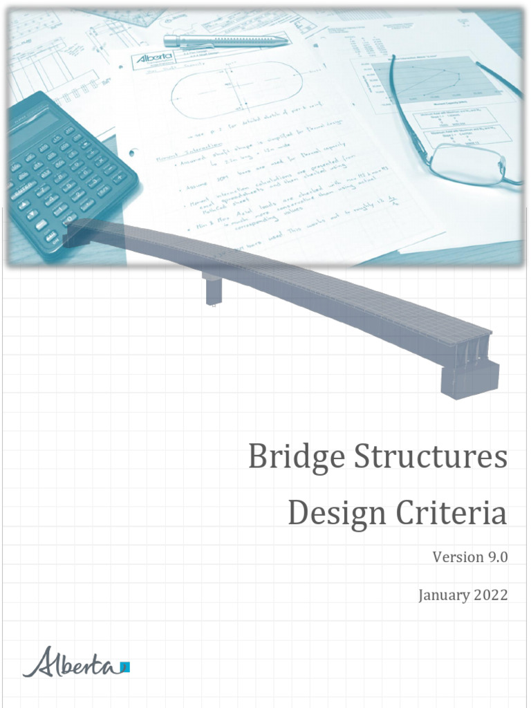 Bridge Structures Design Criteria | PDF | Prestressed Concrete | Bridge