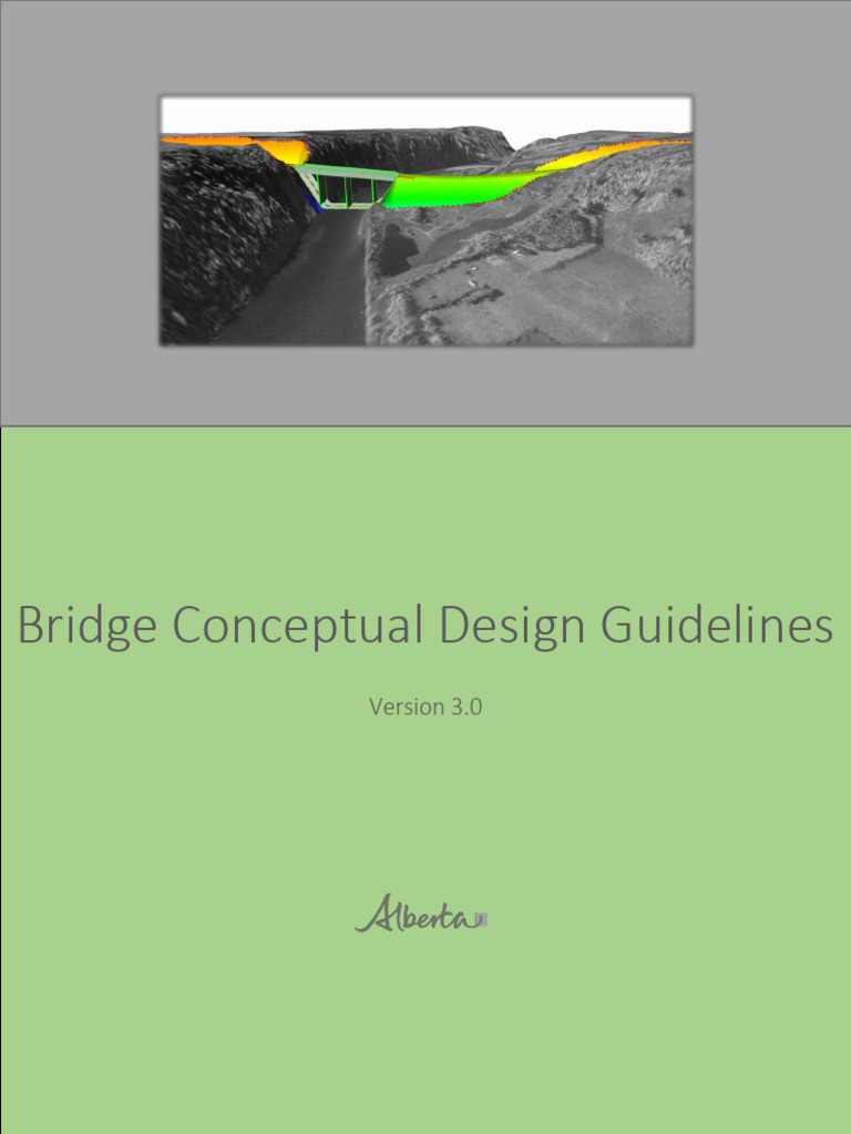 Bridge Conceptual Design Guidelines | PDF | Flood | Earth Sciences
