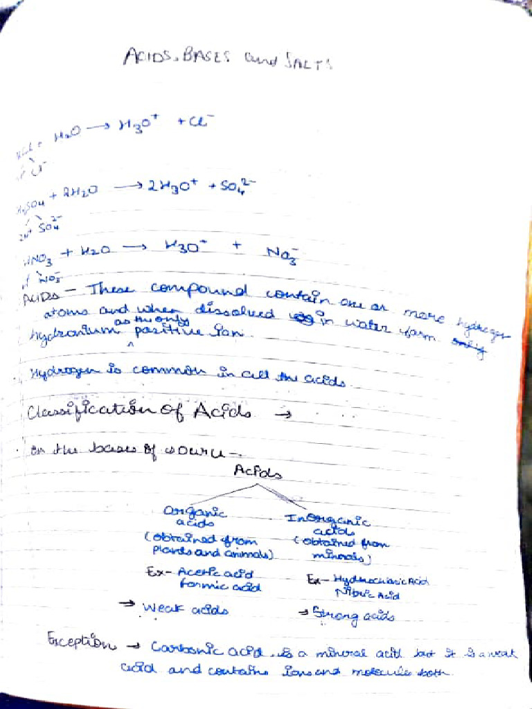 acid base | PDF | Materials | Atoms