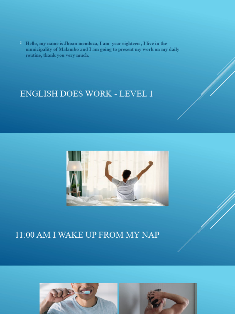 Presentacion Rutinaria, Jhoan Mendoza | PDF