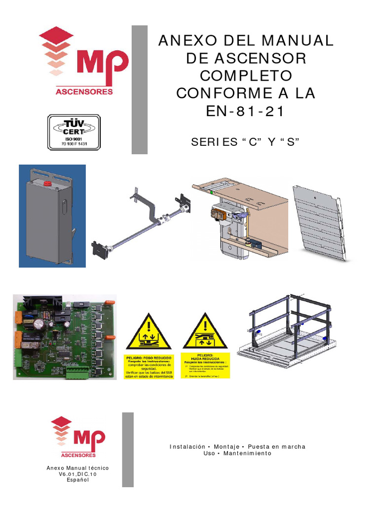 Normativa EN-81-21 para Ascensores | PDF | Ascensor | Tornillo