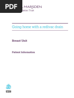 Redivac Drain Home Care Guide | PDF | Surgery | Clinical Medicine