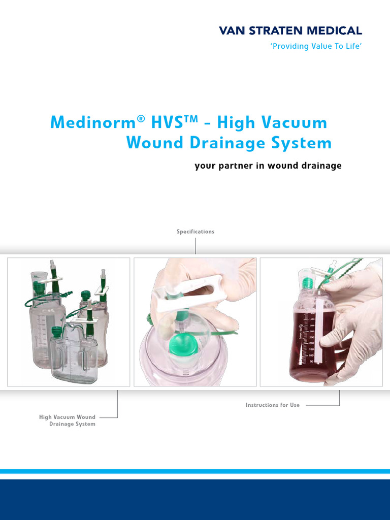 Medinorm® High Vacuum Drainage System | PDF | Surgery | Electrical ...
