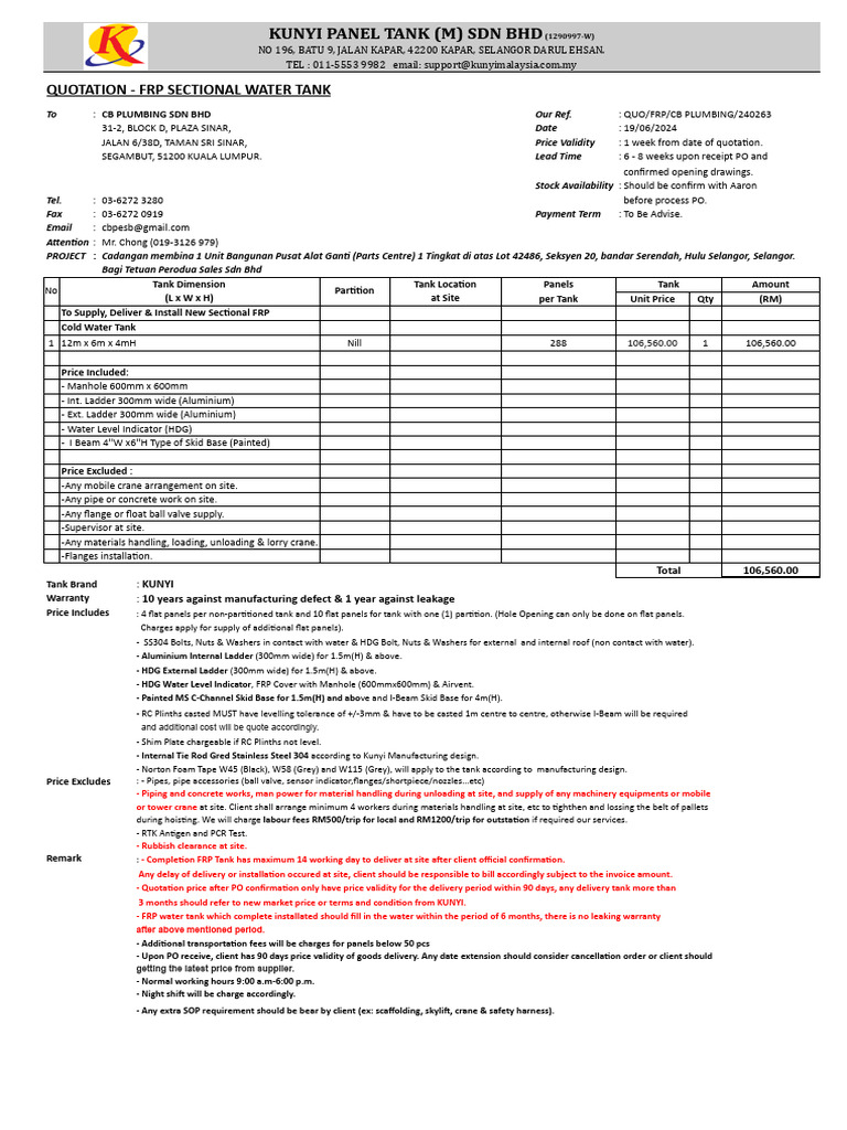 Frp240263 (CB Plumbing) .XLSX - Google Sheets | PDF | Leak | Pipe (Fluid Conveyance)