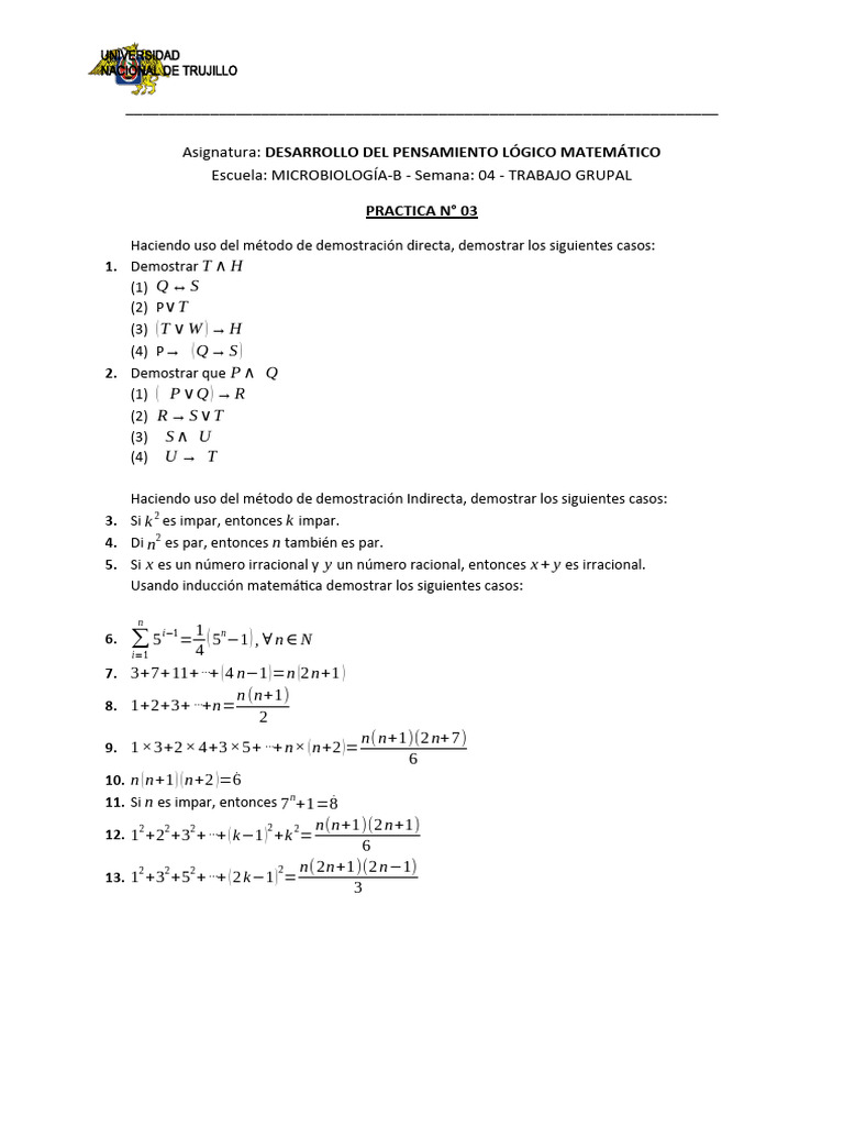 Práctica #03 | PDF