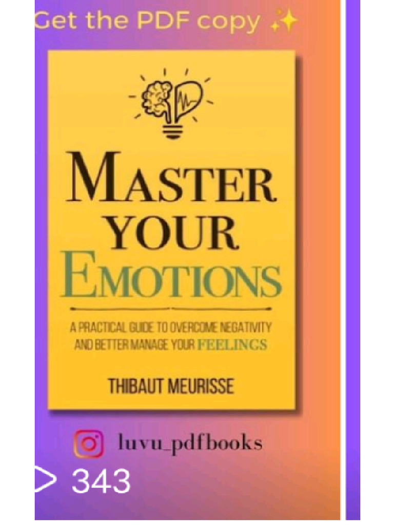 Master Your Emotions Front Page | PDF