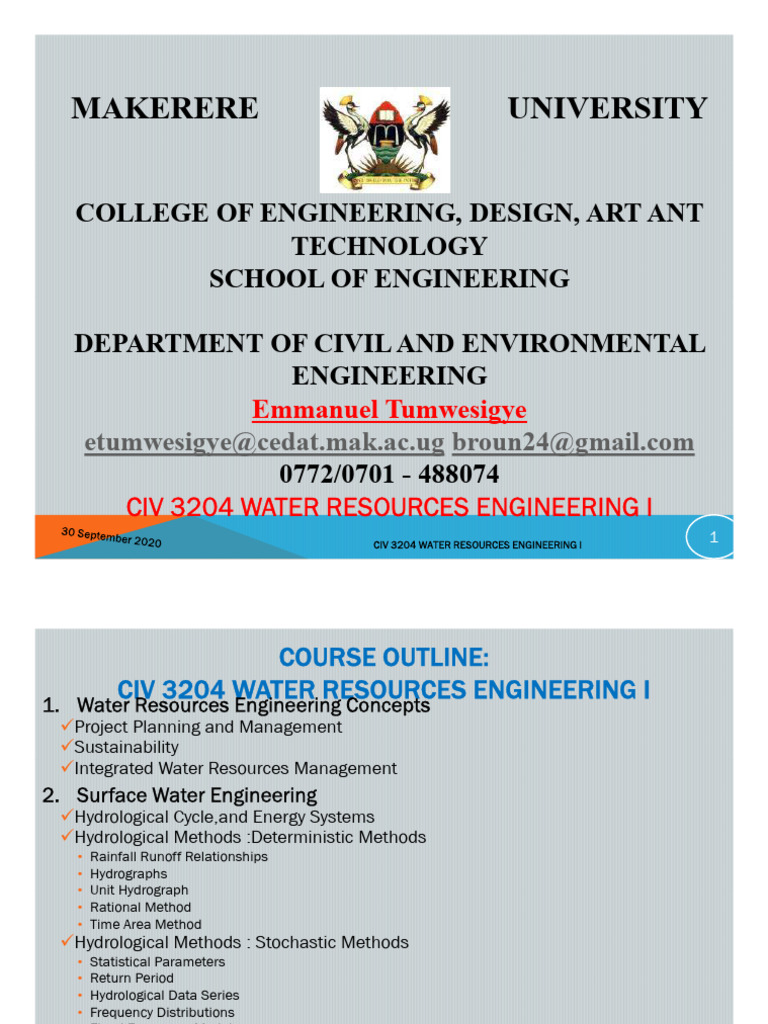 1 Introduction | PDF | Hydrology | Flood