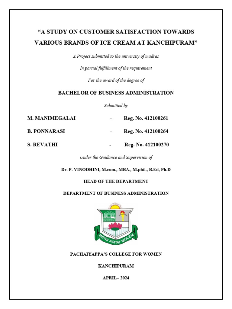 Ice Cream Project | Download Free PDF | Marketing | Ice Cream