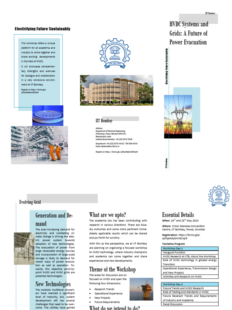 SCPP Workshop Brochure Rev07 | PDF | High Voltage Direct Current | Mumbai