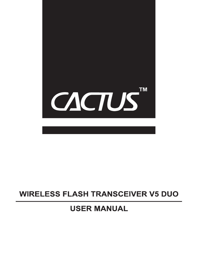 V5 Transceiver Manual | PDF